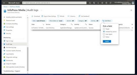 Analyze Azure Ad Security Logs Audit And Monitor Azure Ad Activity