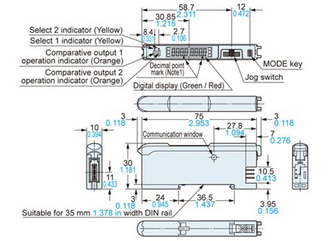 Head Separated Dual Display Digital Pressure Sensor [for Gas] Dps 400 Dph 100 Panasonic
