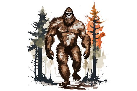 Sasquatch Drawing
