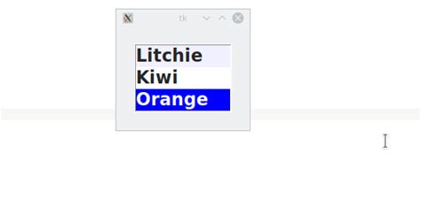 Listbox Avec Python Par Manonanne1 Page 1 Openclassrooms