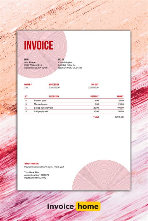 Invoice Templates Create Free Invoices In Seconds Artofit
