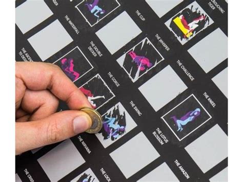 100 Kama Sutra Sex Positions Scratch Poster Krush