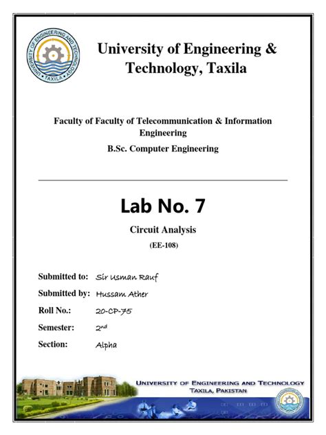 Lab No 7 Pdf