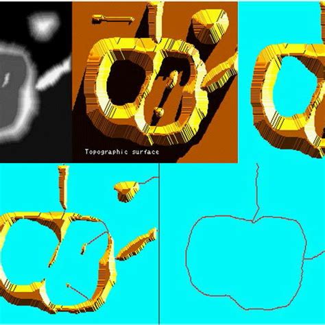 Core Watershed Segmentation Algorithm From Left To Right Top To