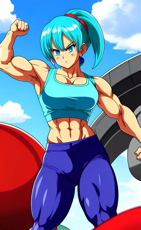 Muscular Bulma 31 By Maddystark On Deviantart