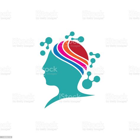 디지털 추상 아이콘 인간의 머리 기술 로고 벡터 디자인 영감 0명에 대한 스톡 벡터 아트 및 기타 이미지 0명 3차원 형태 개념 Istock