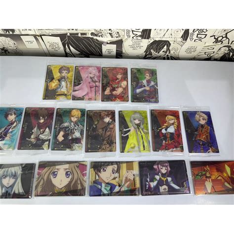 Code Geass Genesis Re Code Wafer Cards Shopee Philippines
