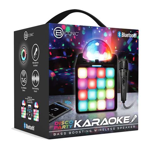 Bytech Biconic Bluetooth Bass Boosting Wireless Speaker And Karaoke Rossy