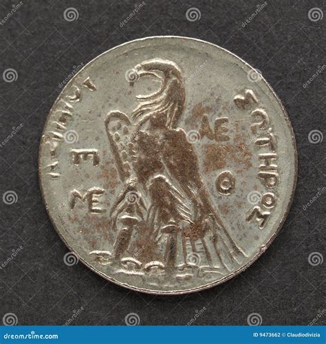 Moeda Grega Foto De Stock Imagem De Grego Velho Fundo 9473662