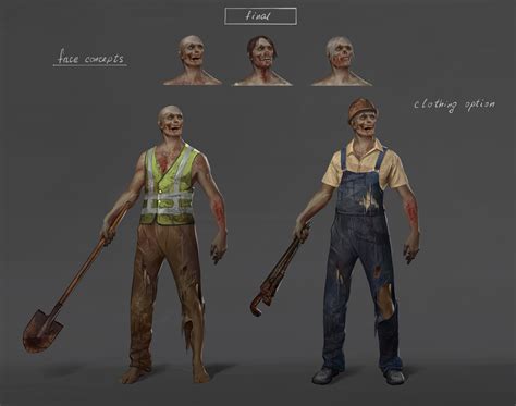 Artstation Zombie Concept