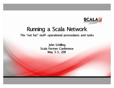 Scala Network Operations Considerations Pdf Computer Networking