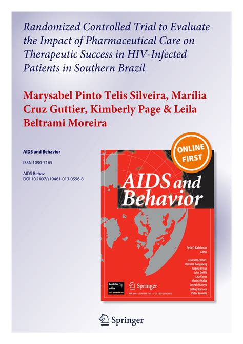 Pdf Randomized Controlled Trial To Evaluate The Impact Of