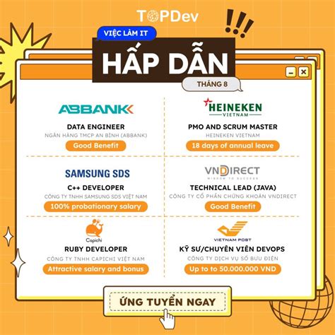 Topdev Tuyendungit Itjob Topdevvn