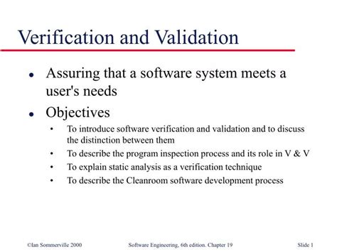 PPT Verification And Validation PowerPoint Presentation Free Download ID 567128