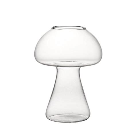 Mushroom 380ml Cocktail Glass Novelty Drink Cup Grandado
