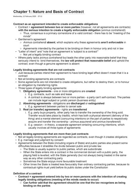 Chapter 1 Nature And Basis Of Contract Warning Tt Undefined Function 32 Chapter 1 Nature