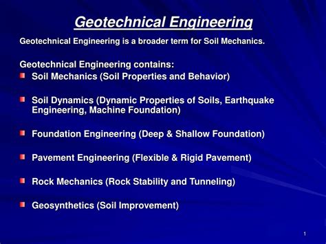 Ppt Geotechnical Engineering Powerpoint Presentation Free Download