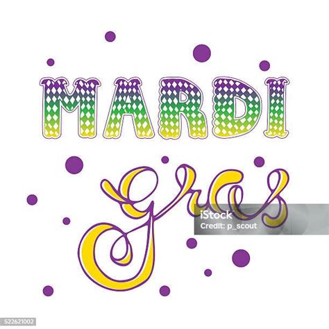 참회 화요일 벡터 손 Lettering 축하글 카드 마디그라 축제를 경험해 보세요 Mardi Gras에 대한 스톡 벡터 아트 및