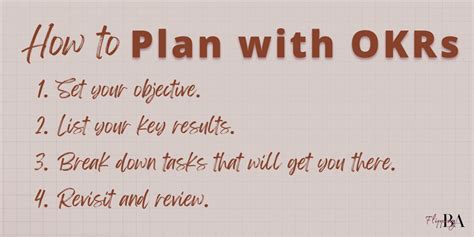 How To Use OKR Planning To Set Your Direction
