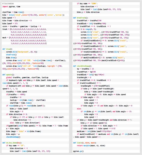 Code An Homage To Excitebike Wireframe 66 Raspberry Pi