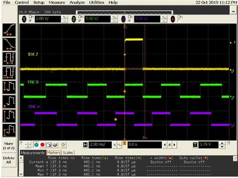 Errorinvalidstate During Startup Sequence After Encoder Index Signal