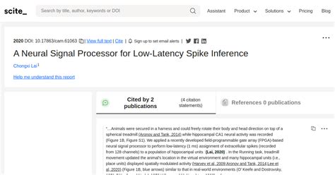 A Neural Signal Processor For Low Latency Spike Inference