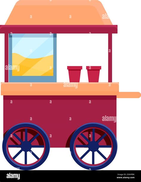 Popcorn Machine Maker Icon Cartoon Of Popcorn Machine Maker Vector Icon For Web Design Isolated