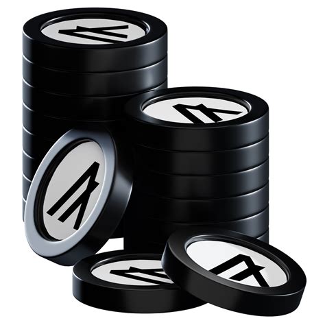Algorand Algo Coin Stacks Cryptocurrency 3d Render Illustration 21627626 Png
