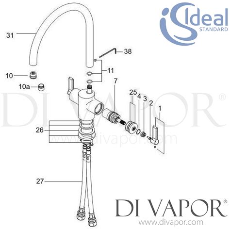Kitchen Mixer Tap Parts Diagram