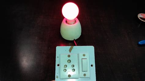 1 Switch Connect To 1 Socket And Bulb Holder Electric Wiring Electrical Extensionsocket
