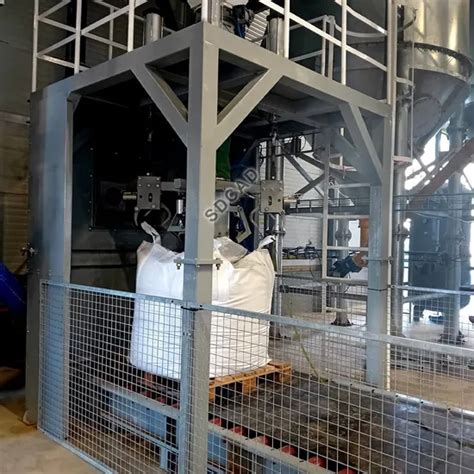 Bulk Bag Discharge Unpacking Machine For Food Big Bag Unloading System Dust Free Big Bag