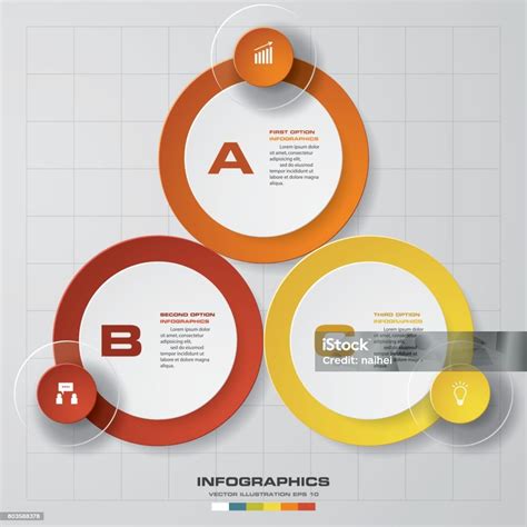 3 단계 인포 그래픽 요소를 추상화 합니다 벡터 일러스트입니다 0명에 대한 스톡 벡터 아트 및 기타 이미지 0명 개념 Istock