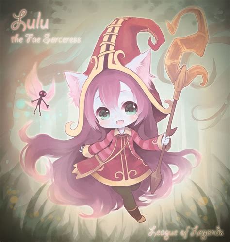 Lulu The Fae Sorceress By Tunako On Deviantart League Of Legends