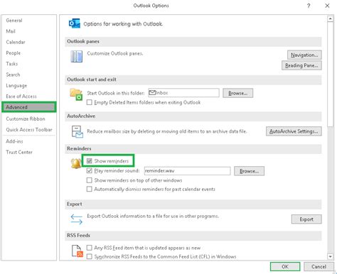 How To Resolve Outlook Reminder Not Working Issue