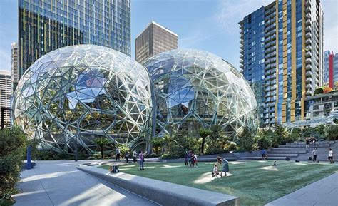Amazon New Office Building Facade Of Amazons New Offices At 60