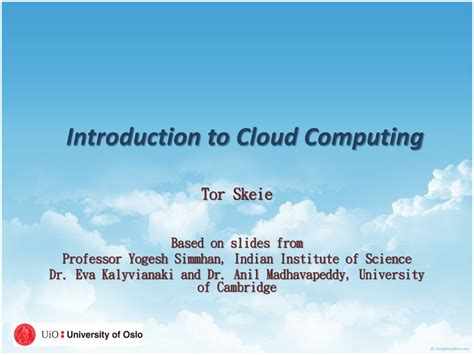 PPT Cloud Computing An Introduction And Overview PowerPoint Presentation ID