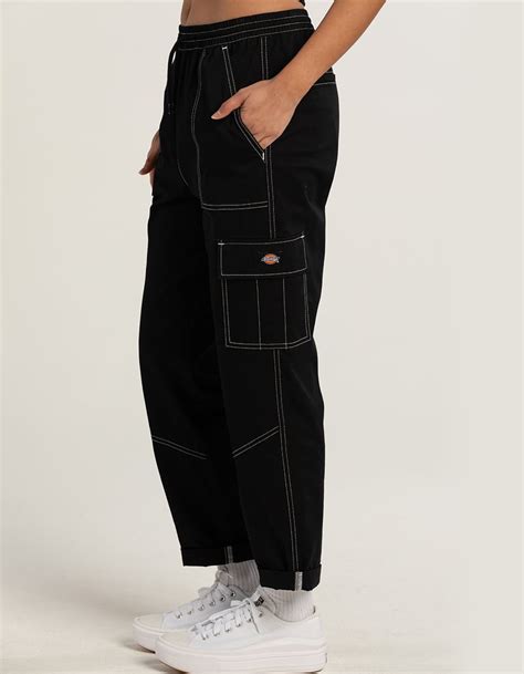 Dickies Womens Cargo Pants Black Tillys