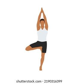 Men Tree Pose Vector Stock Vectors Images Vector Art Shutterstock