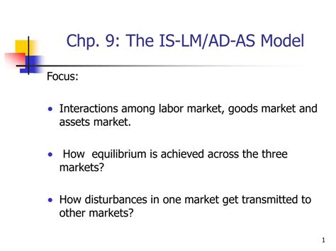 Ppt Is Lm Ad As Model Equilibrium And Interaction In Markets Powerpoint Presentation Id 8734749