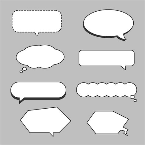 Premium Vector Vector Speech Bubble Pack