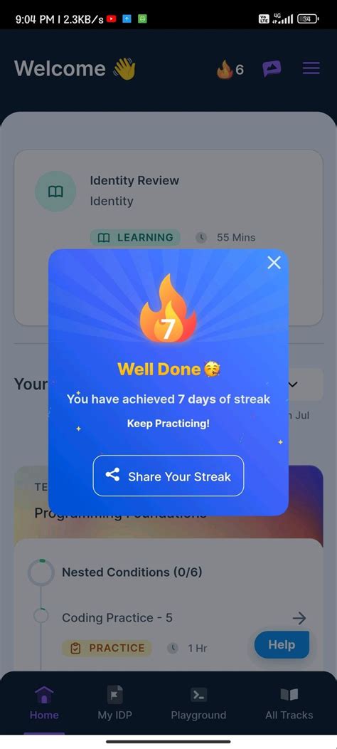 venkata naveen thura on linkedin nxtwave streak