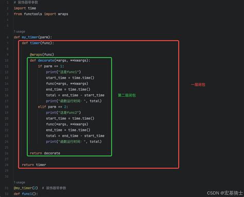 Python之装饰器二 带参数的装饰器python 装饰器 带参数 Csdn博客