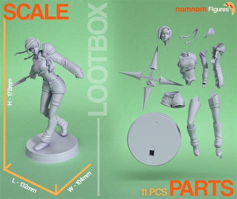 Yuffie Final Fantasy 3d Model 3d Printable Cgtrader