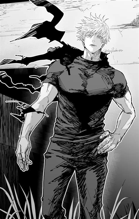 Gojou Satoru Jujutsu Kaisen Drawn By Yuu7nokura Danbooru