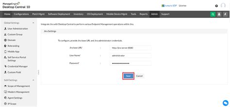 How To Integrate Manageengine Endpoint Central With Jira