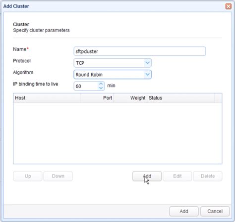Configure A High Availability Cluster For Tcpudp Services Jscape