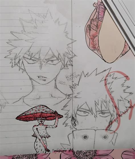 Bakugou Katsuki Drawing Drawings Sketches Male Sketch