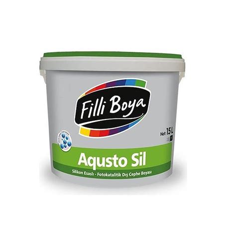 Filli Boya Aqusto Sil Fotokatalitik Dış Cephe Boyası 15 Lt 20s3