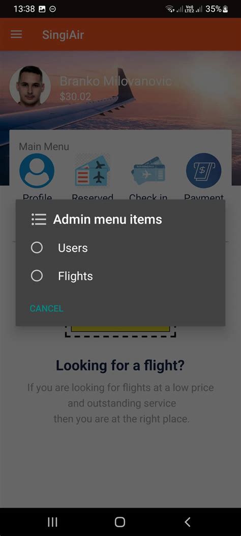 Github Brankomilovanovic Airline Ticket Reservation Android Application For Booking Airline