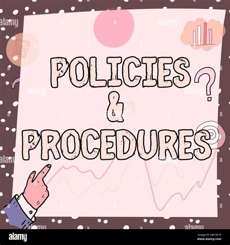 Hand Writing Sign Policies Procedures Business Concept List Of Rules Defines Customer And Buyer